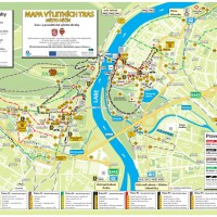 Mapa výletních okruhů města Děčín | Děčín